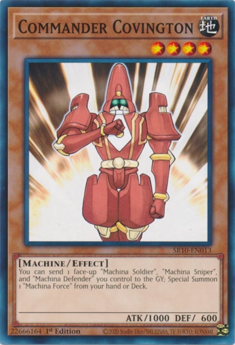 Commander Covington Structure Deck: Mechanized Madness | Yu-Gi-Oh ...