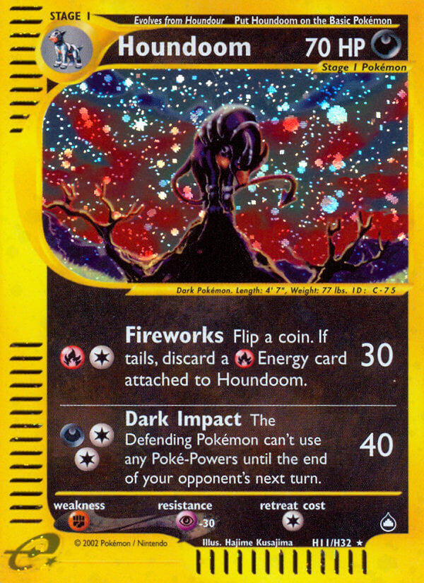 Houndoom [Fireworks | Dark Impact] Aquapolis | Pokémon | CardTrader