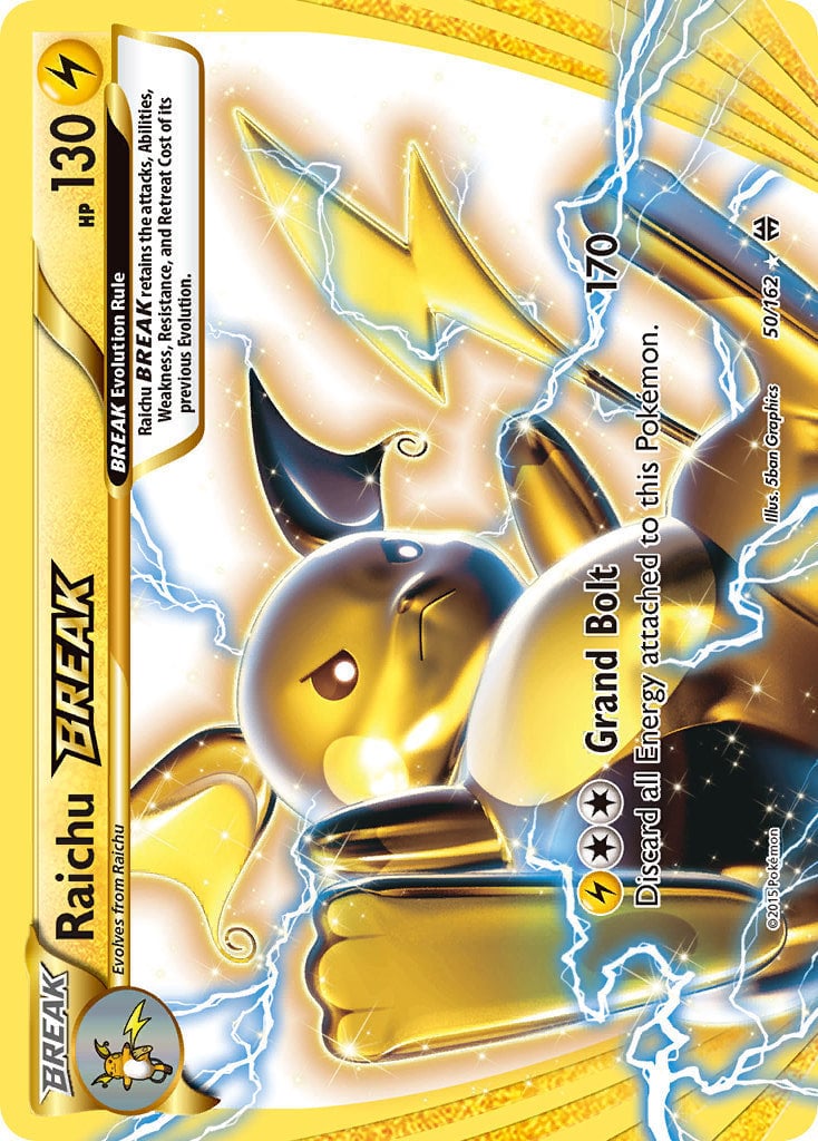 Raichu Evolution Card