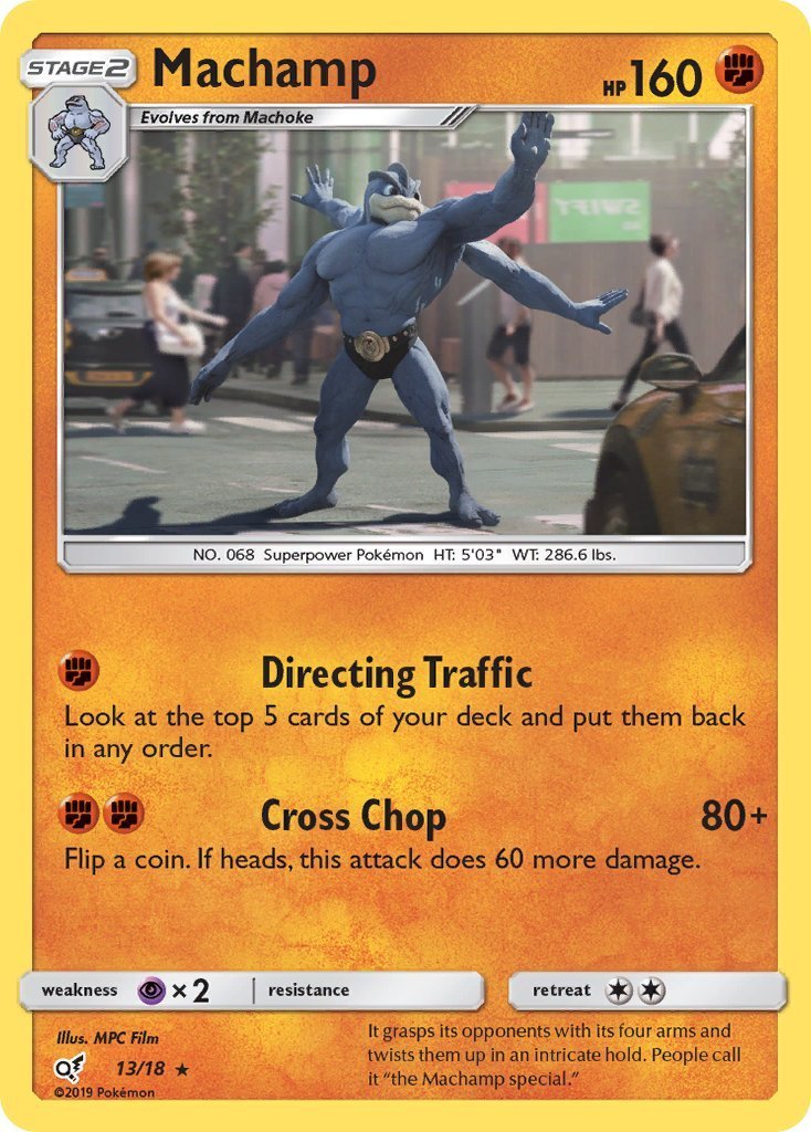 Machamp [Directing Traffic | Cross Chop] Detective Pikachu | Pokémon ...