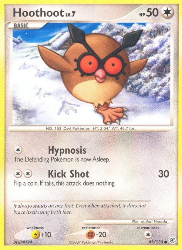 Hoothoot Pokemon Evolution
