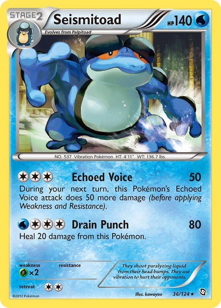 Pokemon Seismitoad Evolution