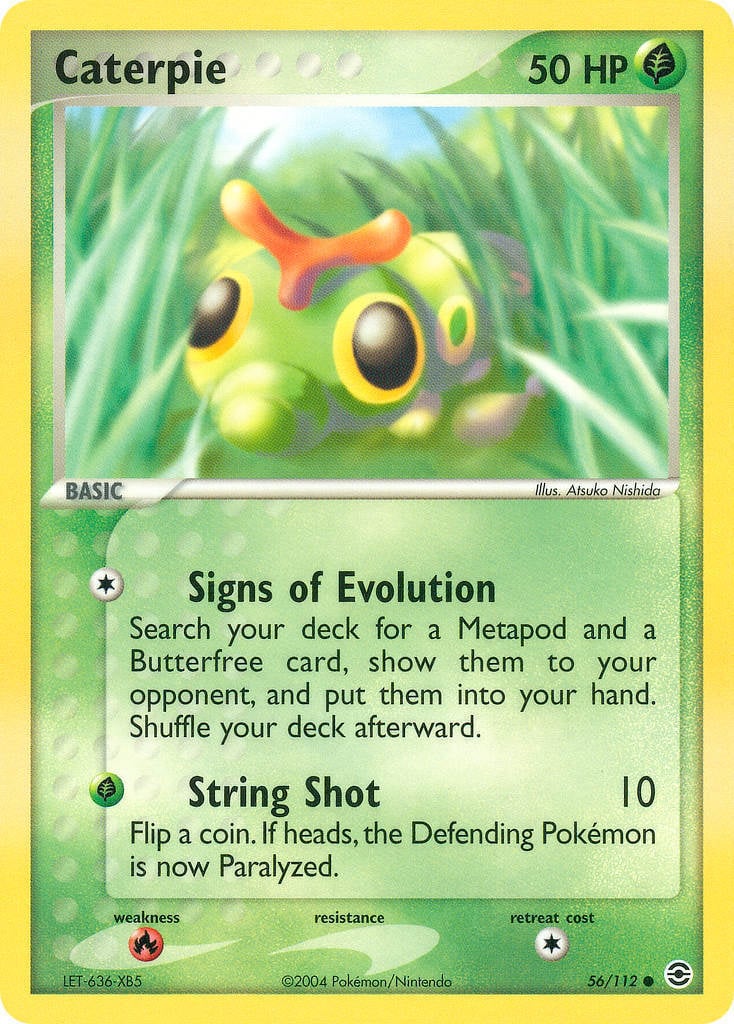Caterpie EX RossoFuoco e VerdeFoglia | Pokémon | CardTrader