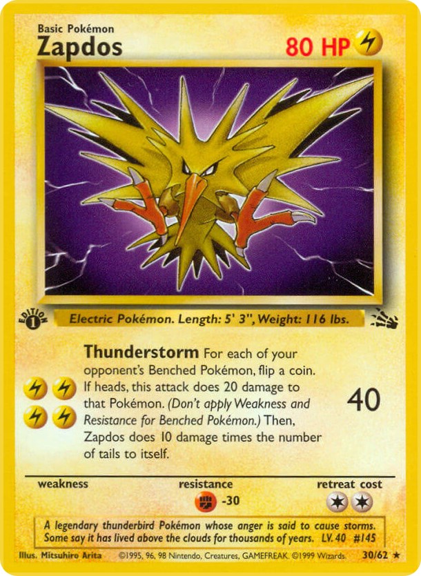 Zapdos Fossil | Pokémon | CardTrader