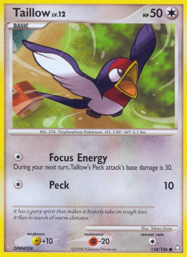 Pokemon Taillow Evolution