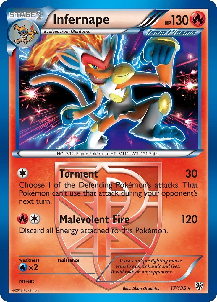 Infernape Card Ex
