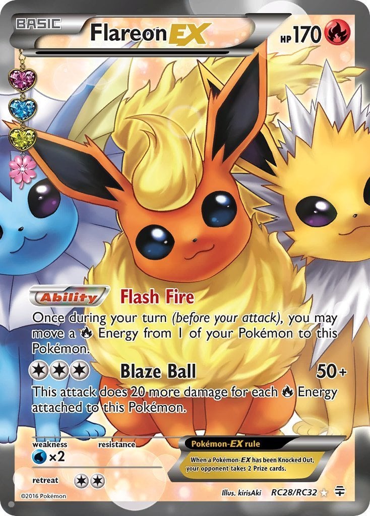 Flareon EX Radiant Collection Generation | Pokémon | CardTrader
