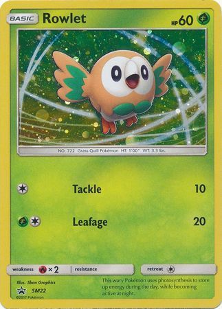 Rowlet [Placaje | Follaje] SM Black Star Promos | Pokémon | CardTrader