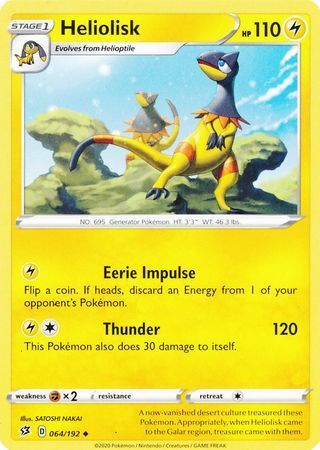 Heliolisk [Eerie Impulse | Thunder] Fragore Ribelle | Pokémon | CardTrader