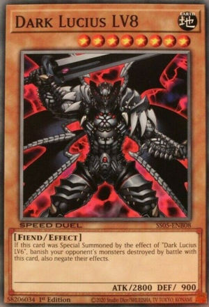 Dark Lucius LV8 Speed Duel Starter Decks: Twisted Nightmares | Yu-Gi-Oh! | CardTrader