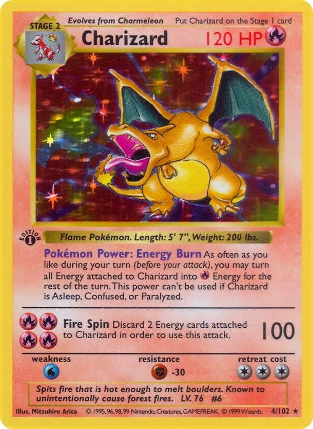 Charizard Base Set Shadowless | Pokémon | CardTrader