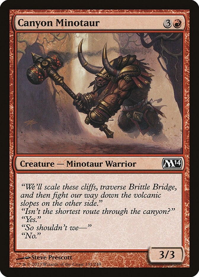 Canyon Minotaur Magic 2014 | Magic | CardTrader