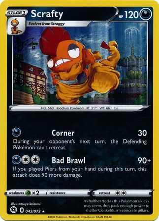 Scrafty Champion's Path | Pokémon | CardTrader