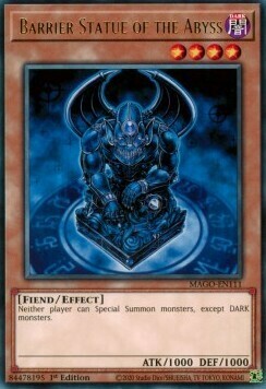 Barrier Statue of the Abyss Maximum Gold | Yu-Gi-Oh! | CardTrader