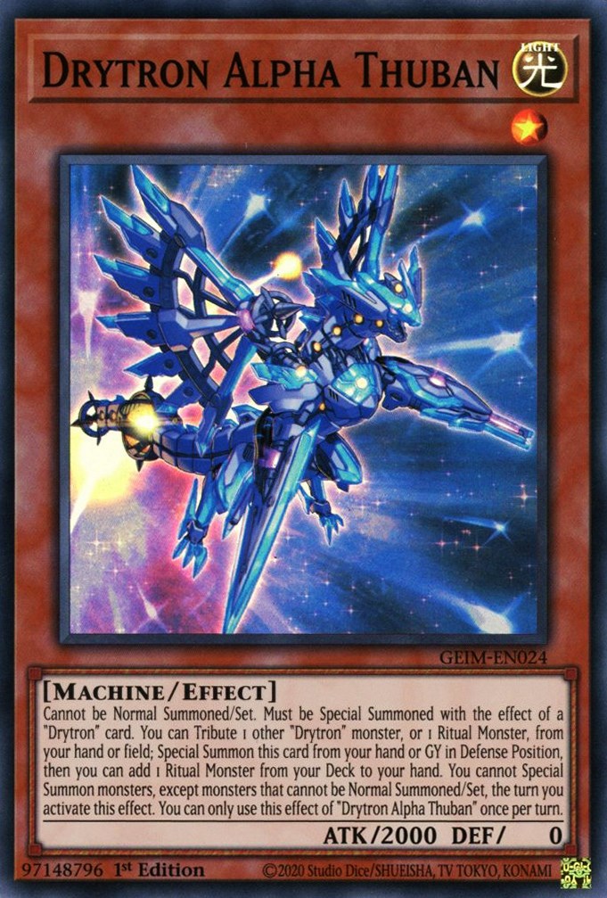 Drytron Alpha Thuban Genesis Impact | Yu-Gi-Oh! | CardTrader