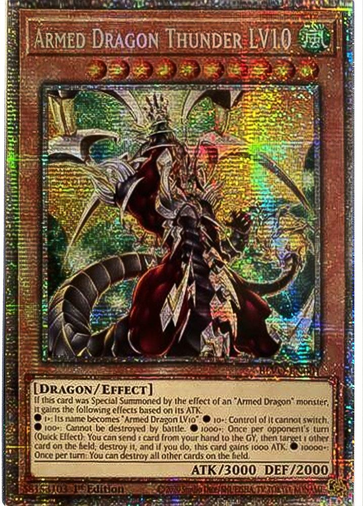 Armed Dragon Thunder LV10 Blazing Vortex | Yu-Gi-Oh! | CardTrader