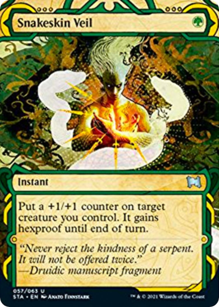 Velo de piel de serpiente Archivo Místico | Magic | CardTrader