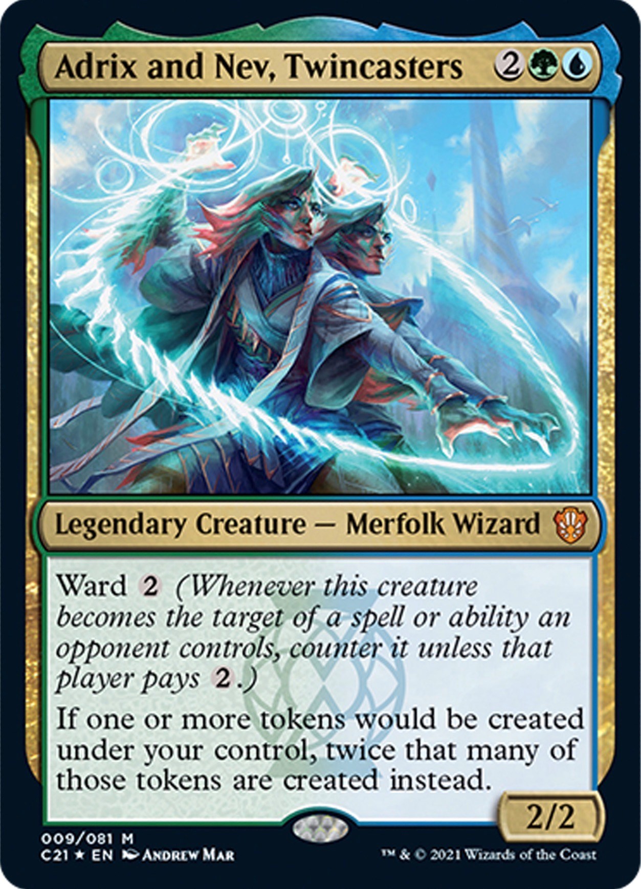 Adrix And Nev Twincasters Commander Strixhaven Magic CardTrader Adrix And Nev Twincasters Commander Strixhaven Magic CardTrader