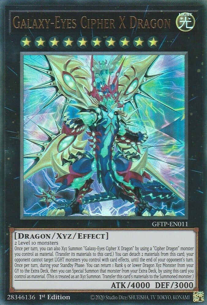 Cipher X Drago Occhi Galattici Fantasmi dal Passato | Yu-Gi-Oh ...