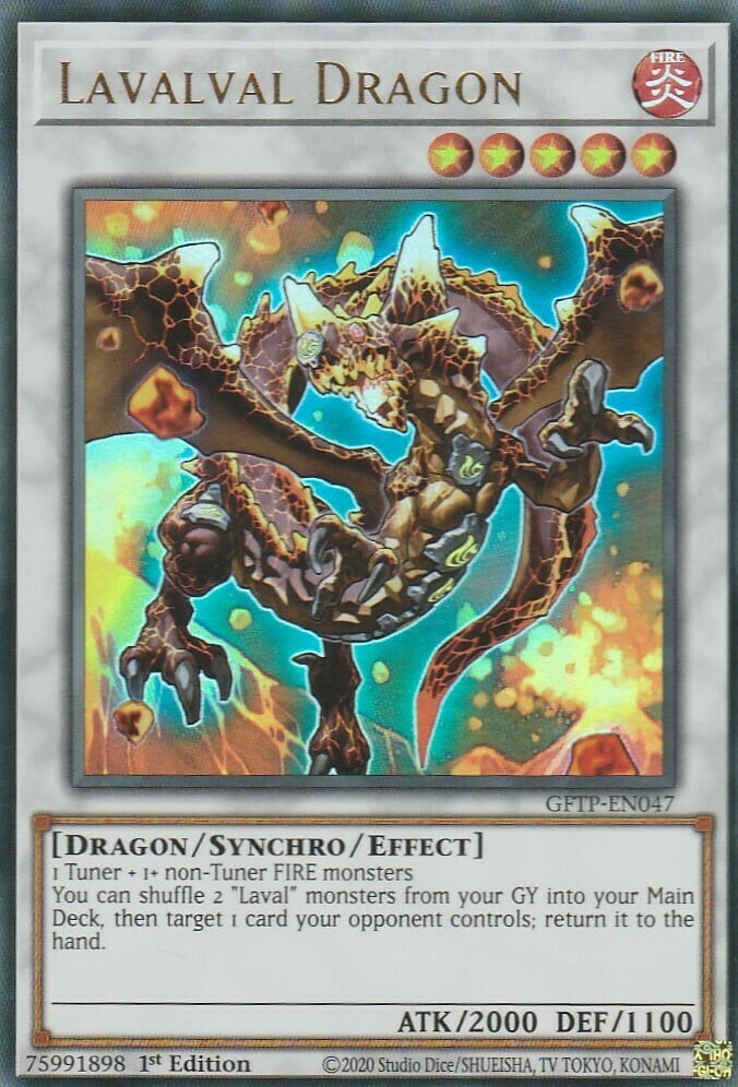 Lavalval Dragon Ghosts From the Past | Yu-Gi-Oh! | CardTrader