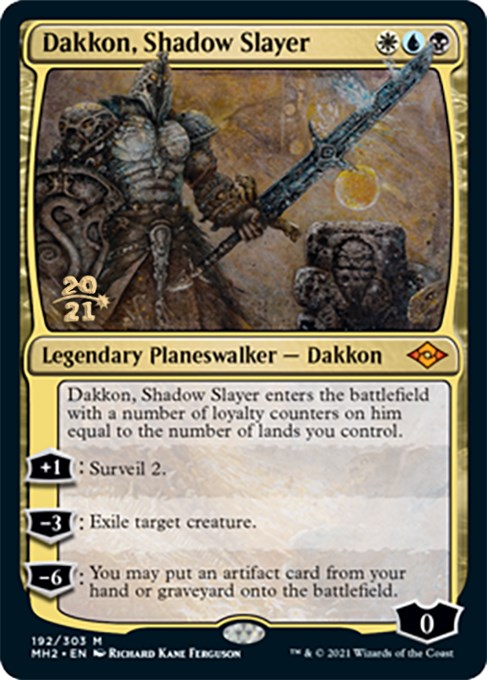 Dakkon, Sterminatore Ombra Modern Horizons 2 Prerelease | Magic ...