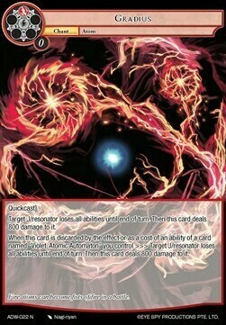 Gradius Assault into the Demonic World | Force of Will | CardTrader
