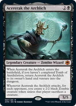 Acererak the Archlich D&D: Adventures in the Forgotten Realms | Magic ...