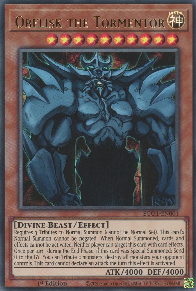 Obelisk the Tormentor Egyptian God Deck: Obelisk the Tormentor | Yu-Gi-Oh! | CardTrader