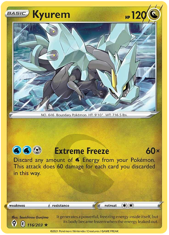 Pokemon Kyurem Card