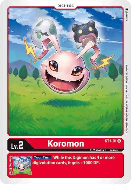 Koromon Starter Deck Gaia Red | Digimon | CardTrader