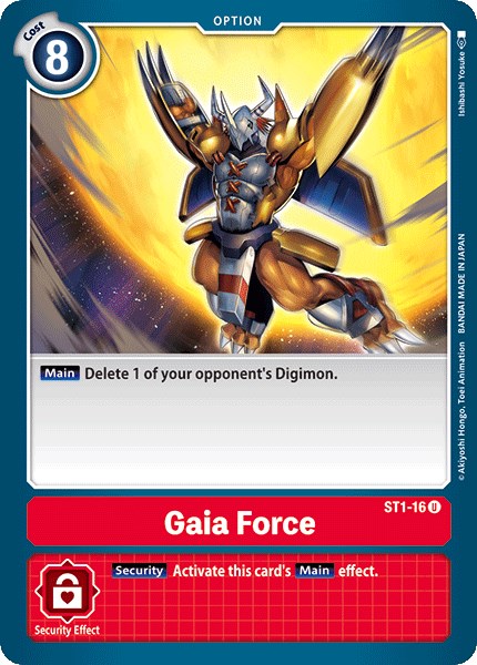 Gaia Force Starter Deck Gaia Red | Digimon | CardTrader