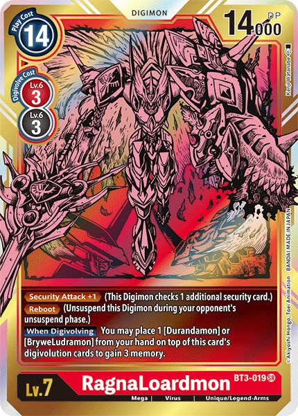 RagnaLoardmon BT01-03 Special Booster Ver 1.5 | Digimon | CardTrader