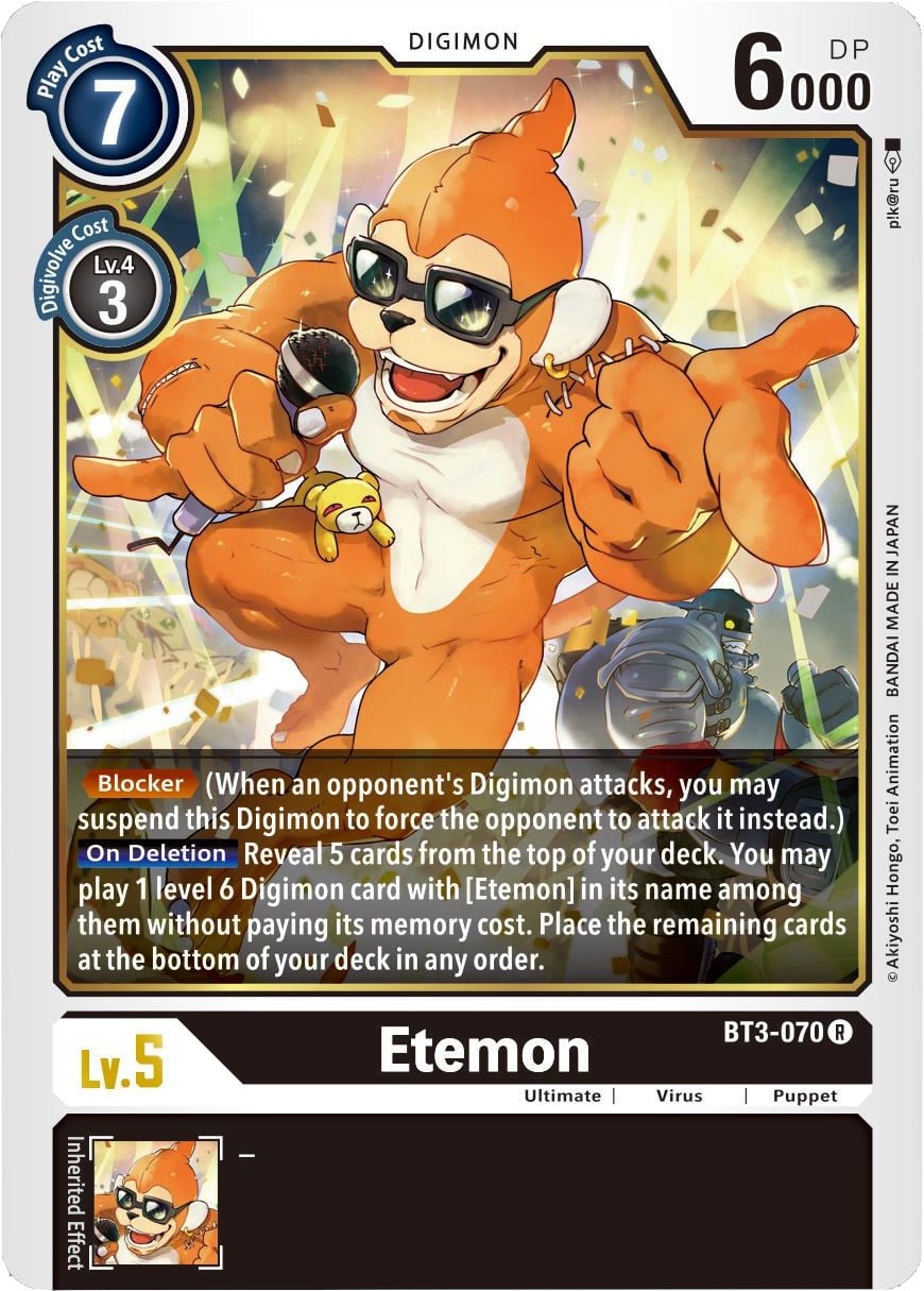 Etemon BT01-03 Special Booster Ver 1.5 | Digimon | CardTrader