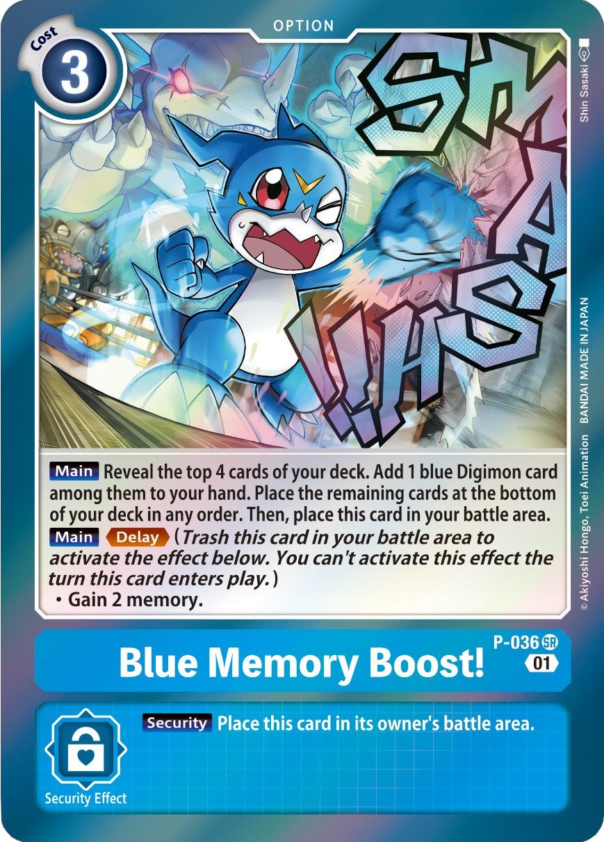 Blue Memory Boost! Promo | Digimon | CardTrader