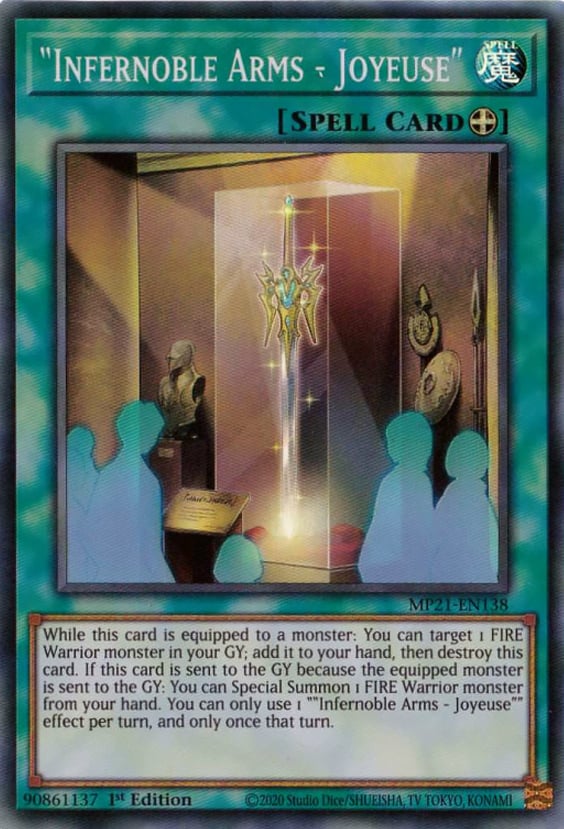 "Infernoble Arms - Joyeuse" 2021 Tin of Ancient Battles | Yu-Gi-Oh ...