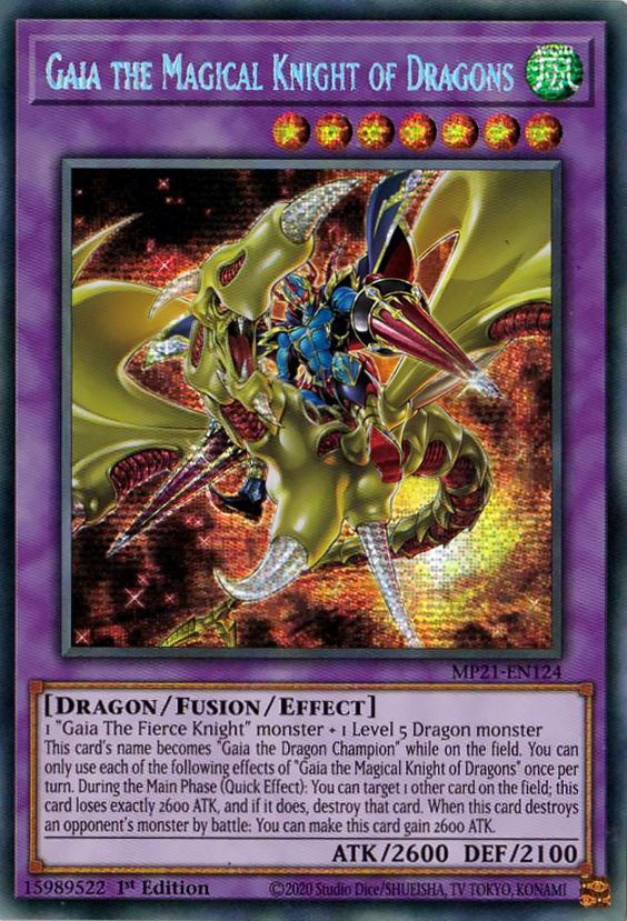 Gaia the Magical Knight of Dragons 2021 Tin of Ancient Battles | Yu-Gi ...