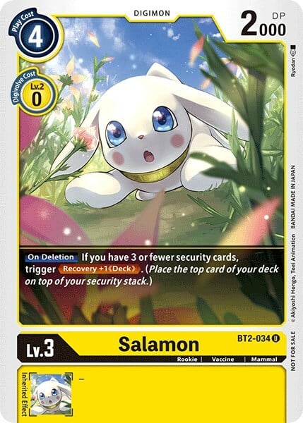 Salamon Digivolution Line