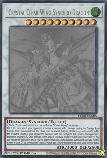 Crystal Clear Wing Synchro Dragon Legendary Duelists: Synchro Storm | Yu-Gi-Oh! | CardTrader