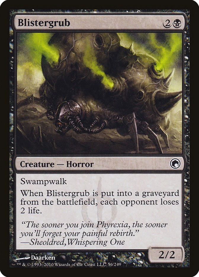 Blistergrub Scars of Mirrodin | Magic | CardTrader