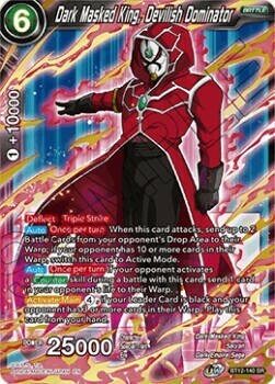 Dark Masked King, Devilish Dominator Vicious Rejuvenation | Dragon Ball ...