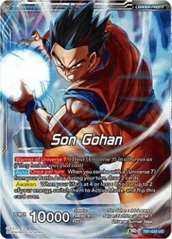 Son Gohan // Son Gohan, Leader of Universe 7 The Tournament of Power ...
