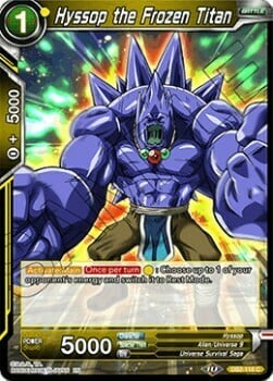 Hyssop the Frozen Titan Divine Multiverse | Dragon Ball Super | CardTrader
