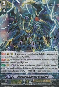 Phantom Blaster Overlord [G Format] Fighters Collection 2014 | Vanguard ...