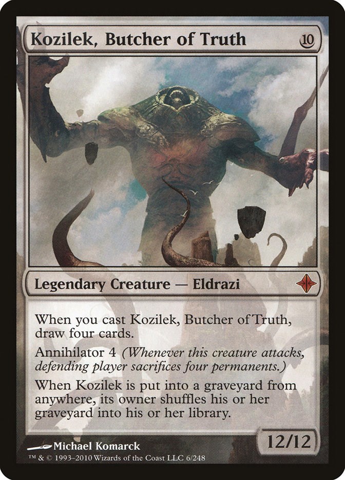 Kozilek, Butcher of Truth Rise of the Eldrazi | Magic | CardTrader