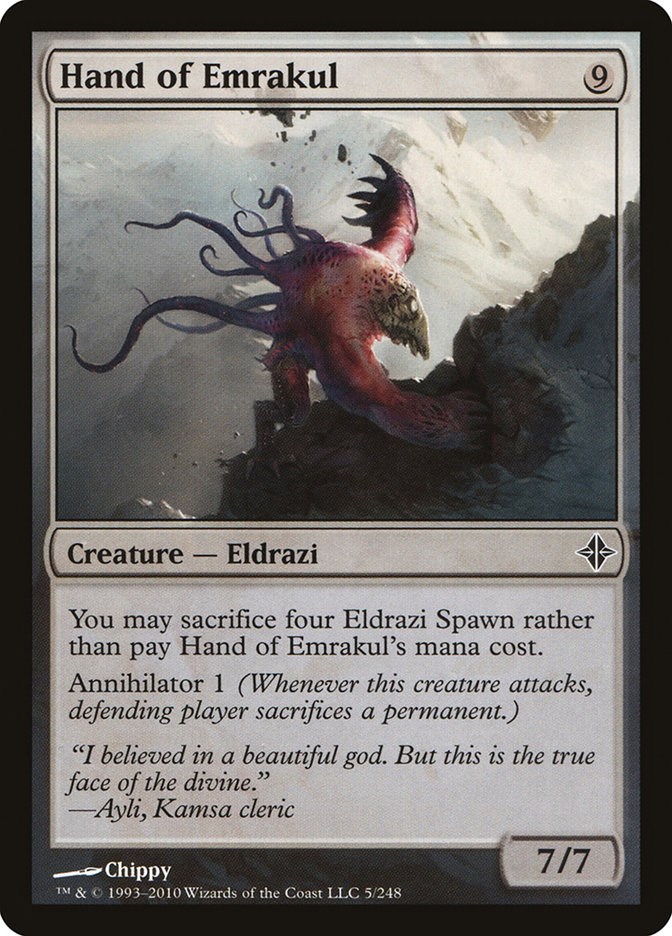 Mano de Emrakul Rise of the Eldrazi | Magic | CardTrader