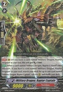 Military Dragon, Raptor Captain Blue Storm Armada | Vanguard | CardTrader
