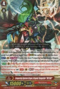 Conquering Supreme Dragon, Dragonic Vanquisher "VOLTAGE" [G Format] Divine Dragon Caper ...