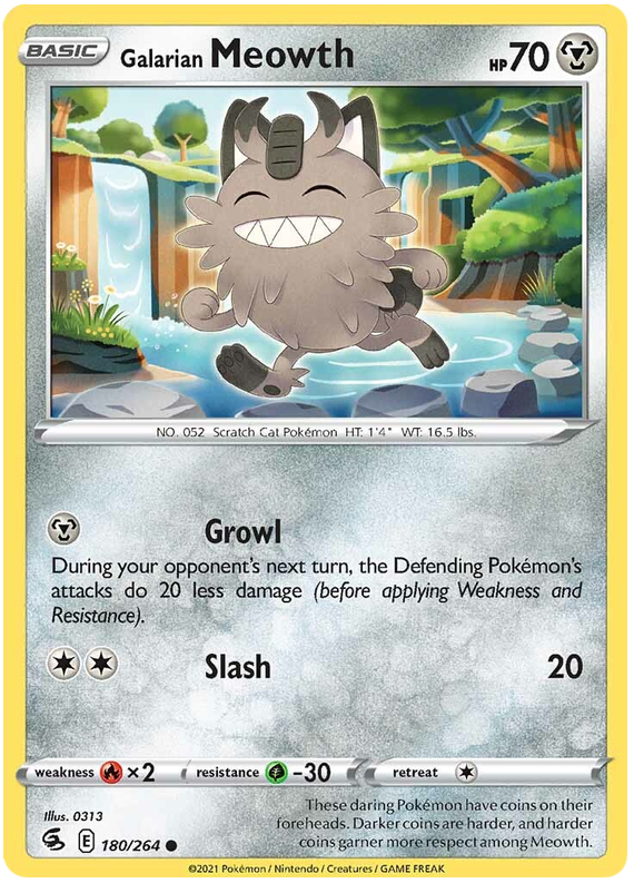 Meowth de Galar Fusion Strike | Pokémon | CardTrader