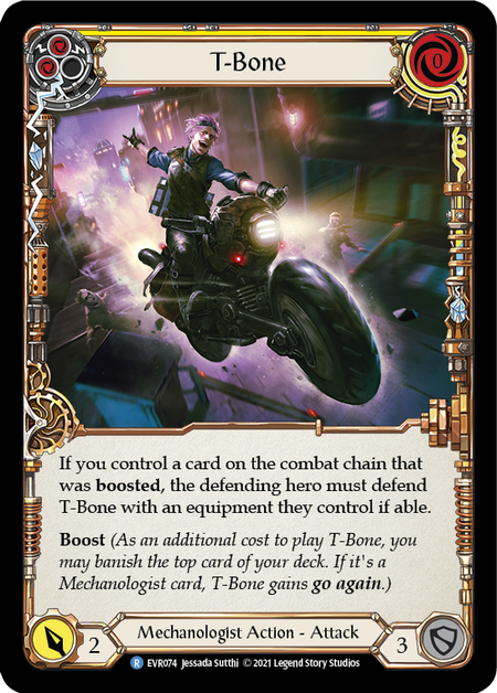 T-Bone (Yellow) Everfest - First | Flesh and Blood | CardTrader