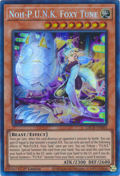 Noh-P.U.N.K. Foxy Tune The Grand Creators | Yu-Gi-Oh! | CardTrader